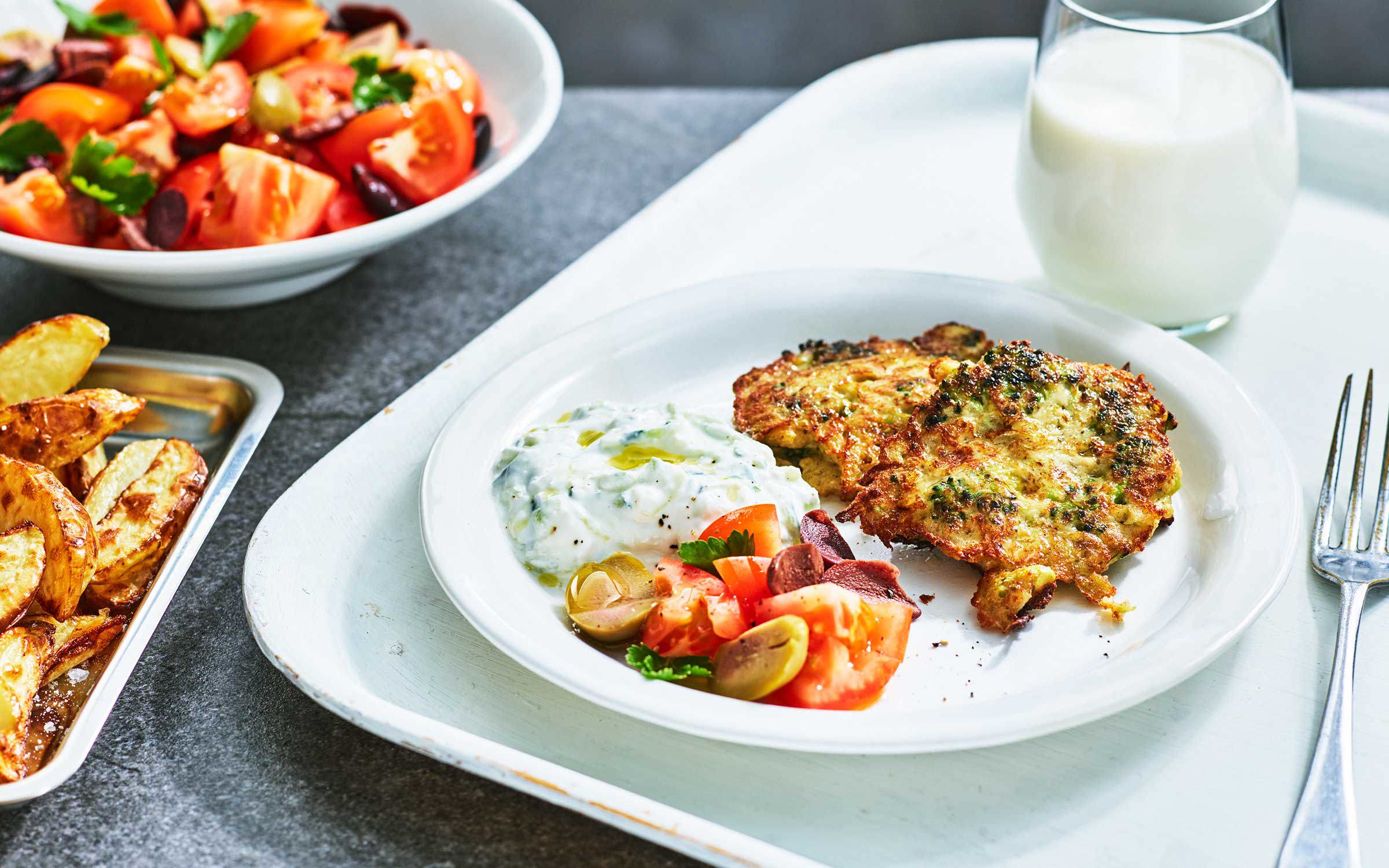 Broccolifritters - Recept för matbranschen & skola - Arlas Kundportal