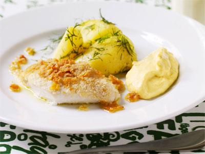 Ugnsstekt sejfilé med currykräm - Recept för matbranschen & skola ...